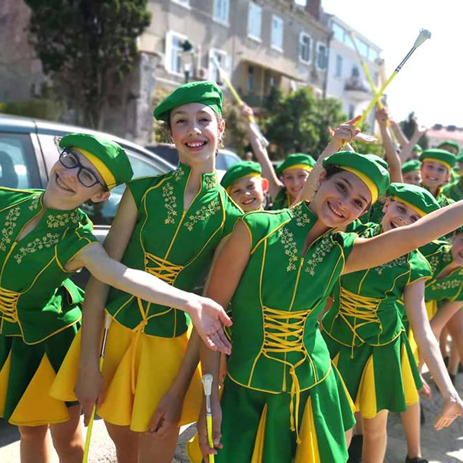 Pula majorettes - Tourism Office Pula