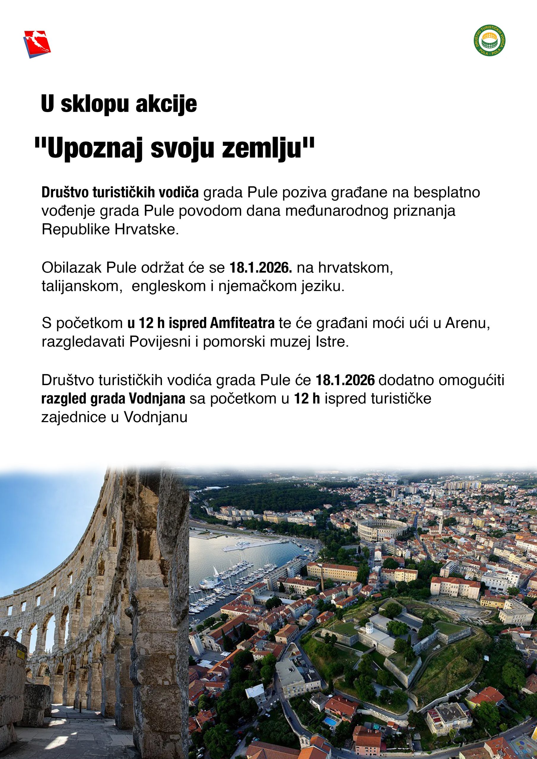 Upoznaj svoju zemlju - Tourism Office Pula